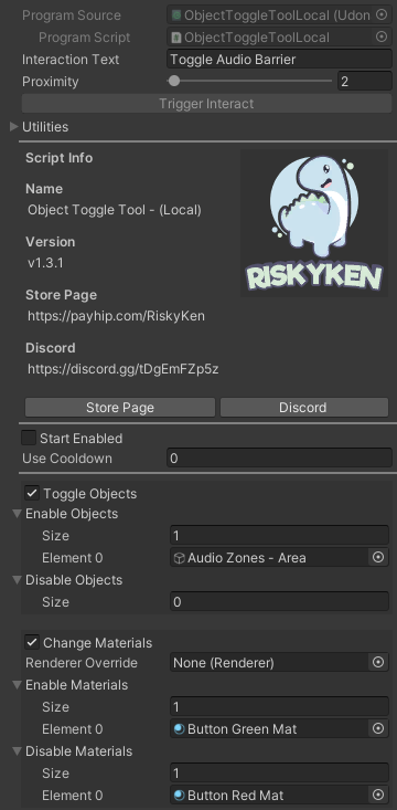 Documentation - Audio Zones